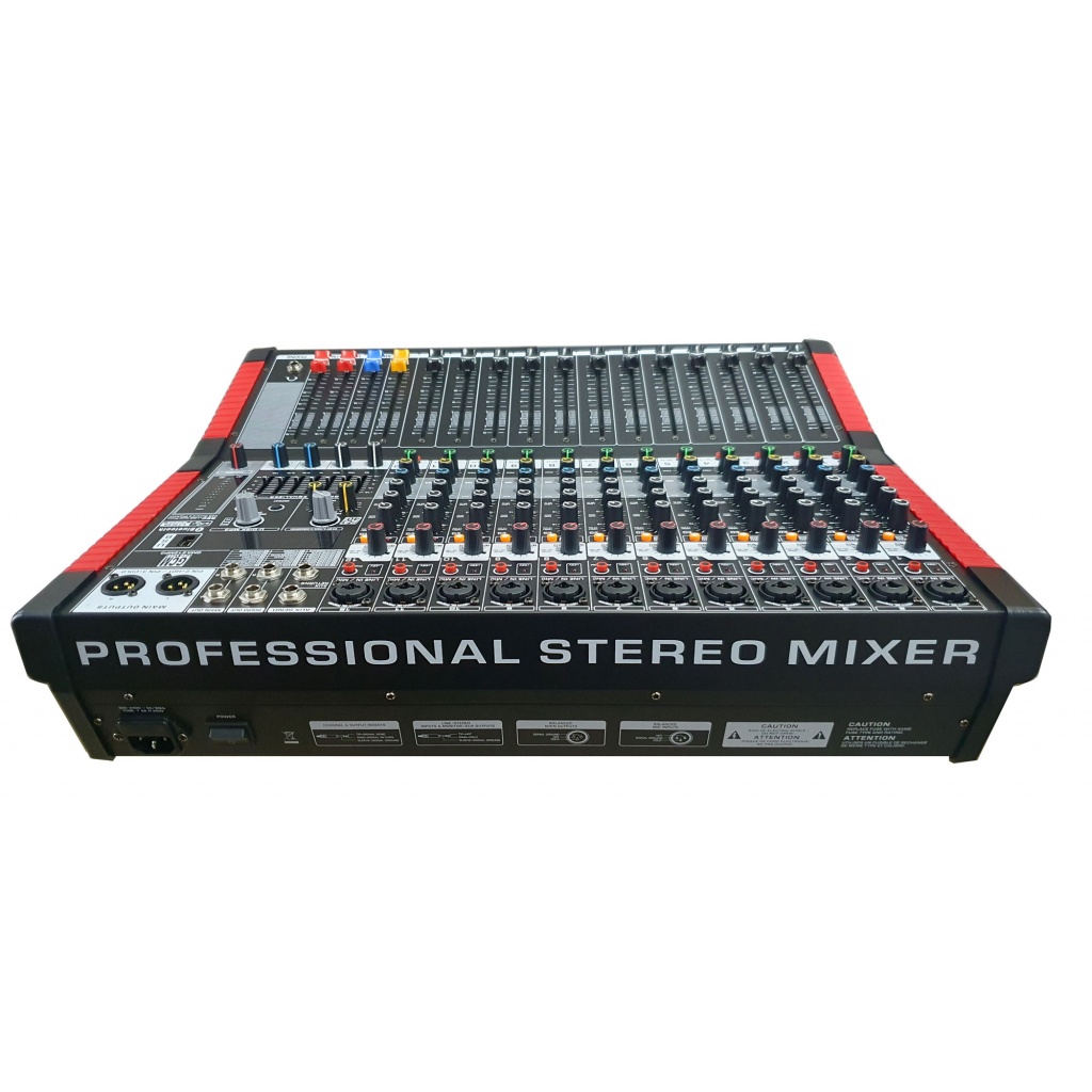 Consola 12 canales Mono con AUX FX y Bluetooth GMA-E12 - GCM PRO LINE ...