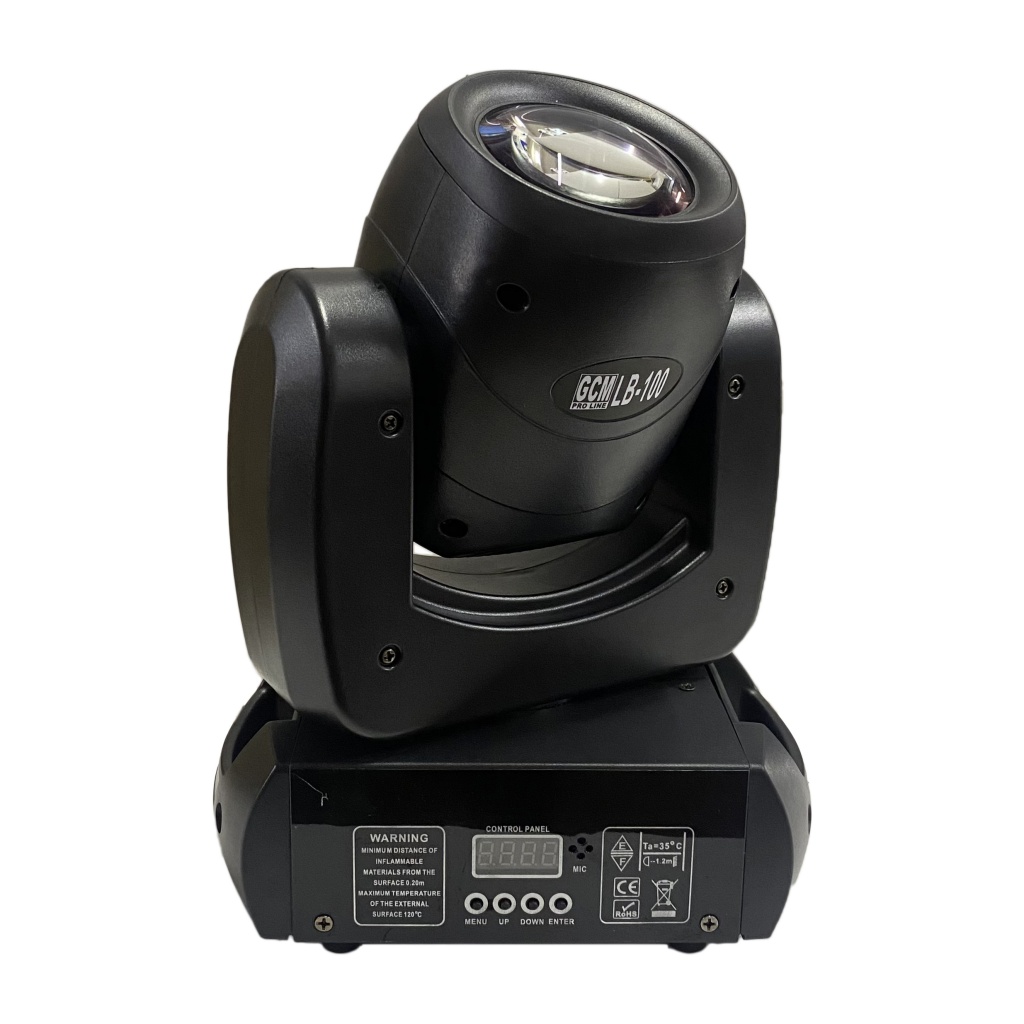 Cabeza movil LED Beam 100W con prisma de 8 caras LB100 GCM Pro Line ...